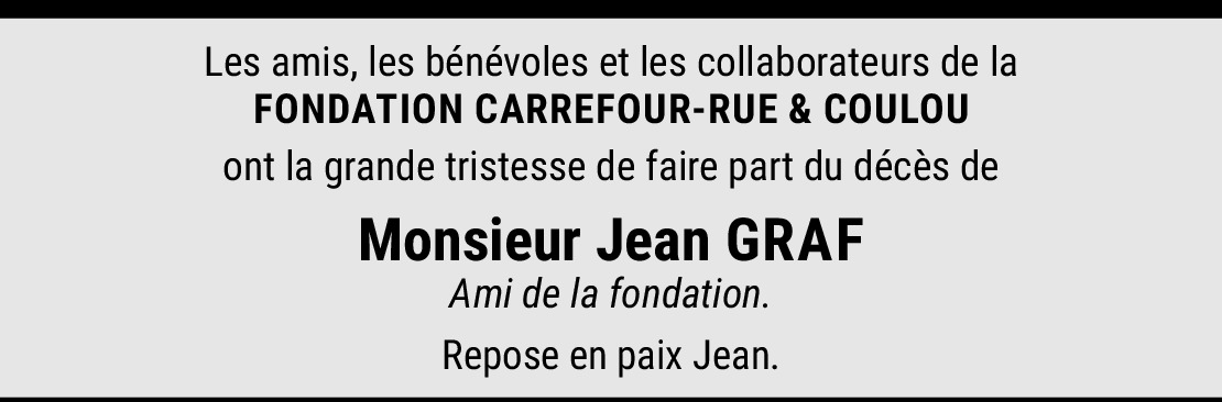 Jean Graf | Hommages
