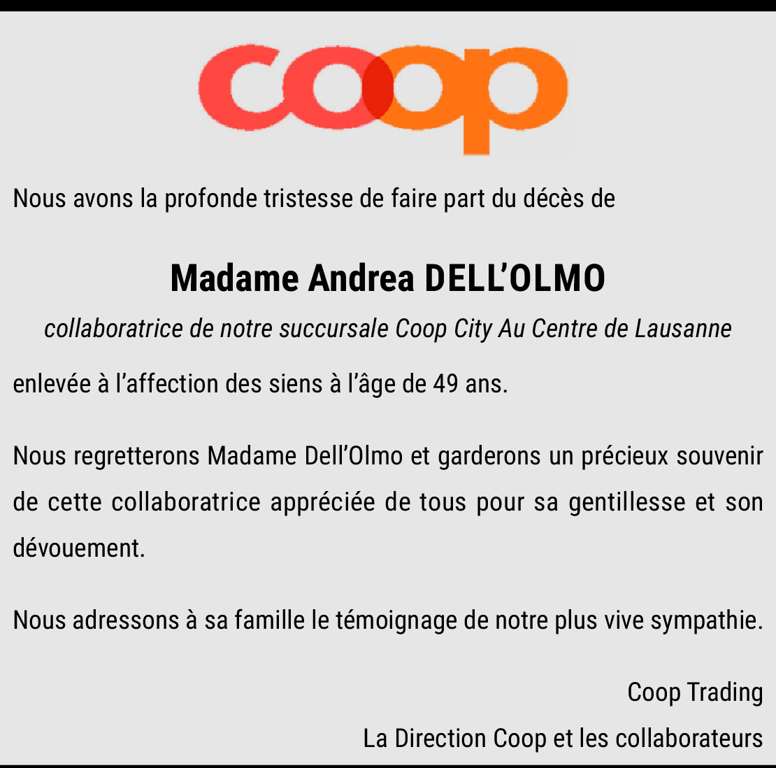 Andrea Dell'Olmo | Hommages