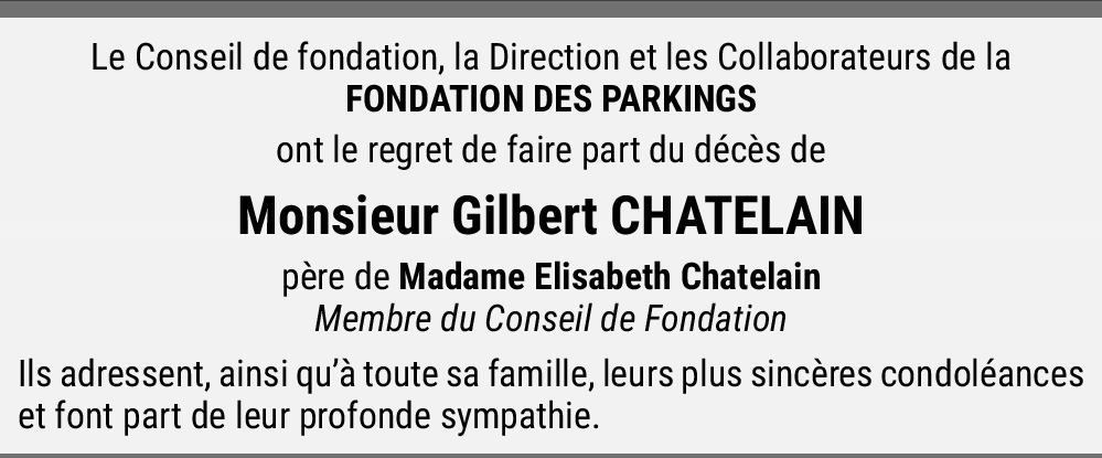 Gilbert Chatelain | Hommages