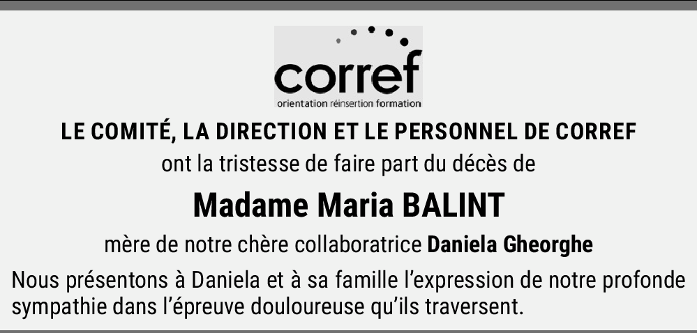 Maria Balint | Hommages