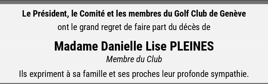 Danielle Lise Pleines | Hommages