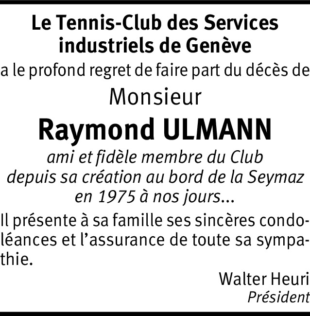 Raymond Ulmann | Hommages
