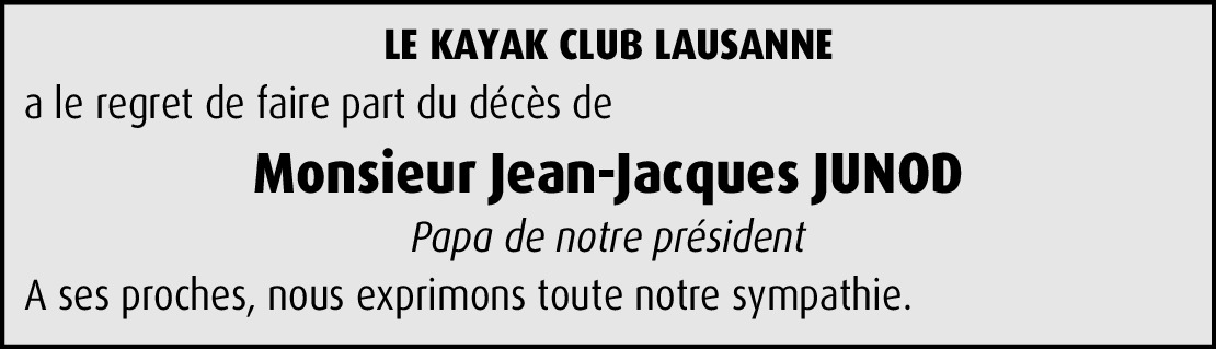 Jean-Jacques Junod | Hommages