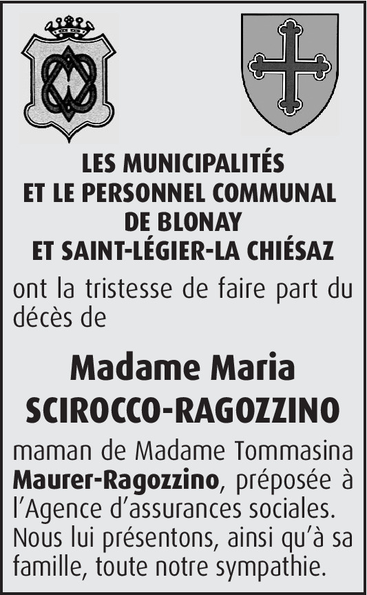 Maria Scirocco-Ragozzino | Hommages